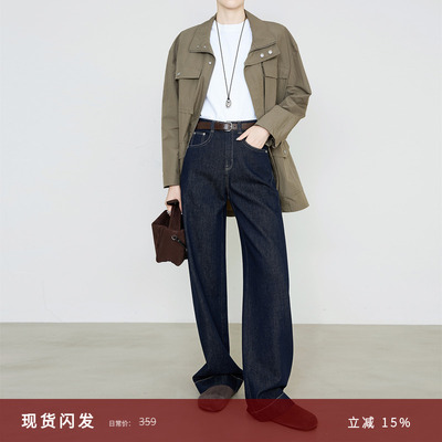 夏莫卡刺绣款天丝棉不掉色牛仔裤