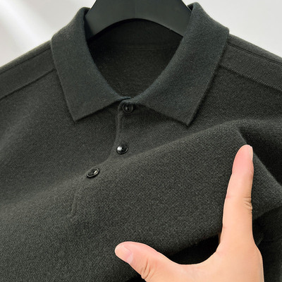 秋冬大白鲨男装官方旗舰店忘不了同款红色本命羊毛衫男羊毛内搭针