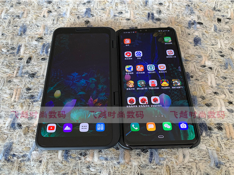 LG V50 v50s V60翻盖皮套副屏现货_虎窝淘