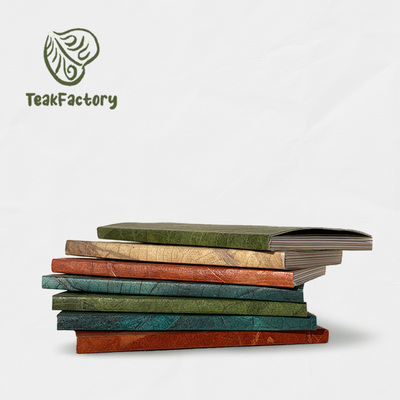Teak柚木工厂定制本子每一内页都不同A5横板升级版手账素本高级感