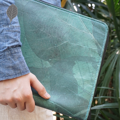 柚木工坊TeakFactory树叶做的Macbook13环保天然电脑包开学季换新