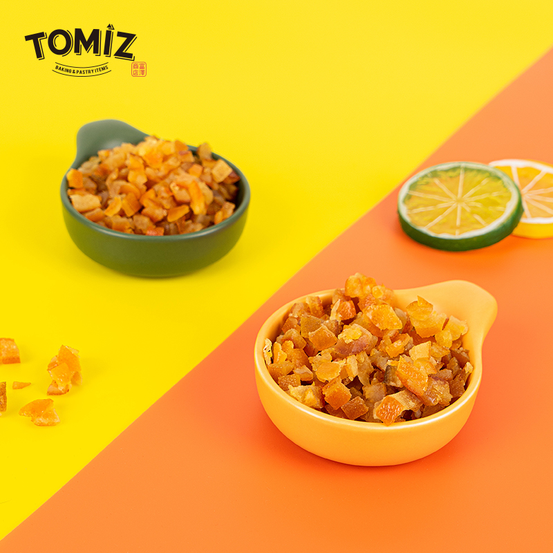 TOMIZ富泽商店糖渍橙皮丁(橙皮脯丁)蜜饯月饼休闲零食水果干香甜_虎窝淘