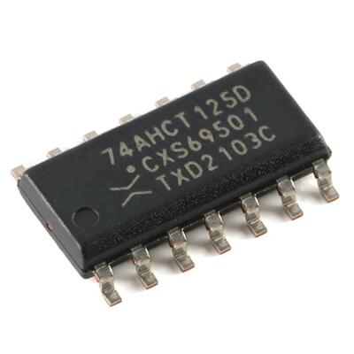 全新原装 74AHCT125D SOP-14 四通道缓冲器/线路驱动器 三态