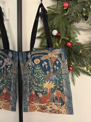 哈利波特圣诞节阿兹卡班囚徒绘本购物袋35*45