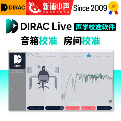 Dirac Live 监听音箱 工作室 房间校正系统 立体声 全景声 校准