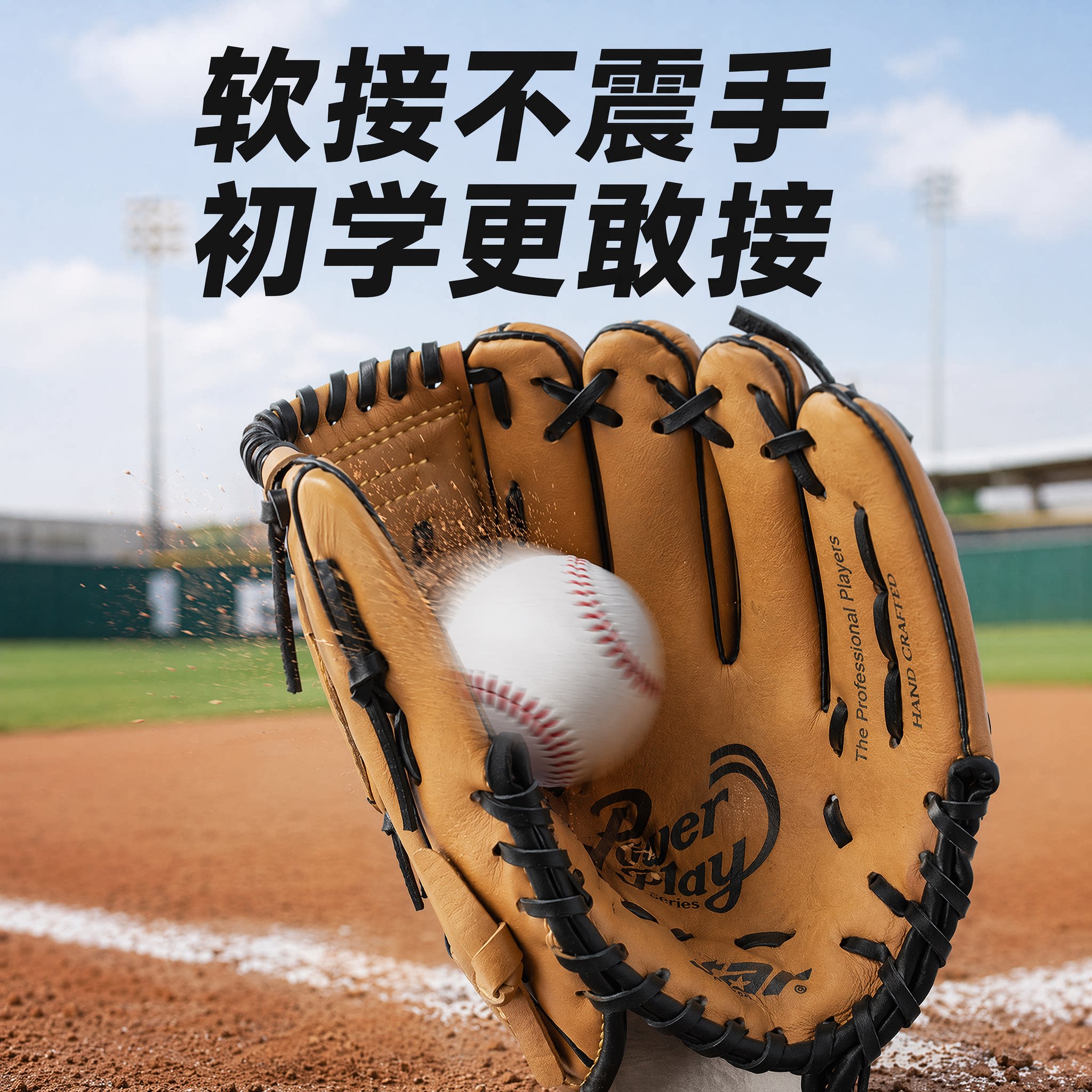 star世达左手棒球手套易接球不弹飞吸震不震手右手投球训练易上手