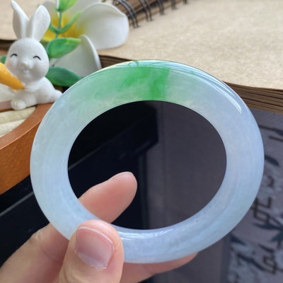 5.14批4348号53.7-11.8-11.7 冰阳绿圆条！上手高贵又有魅力！