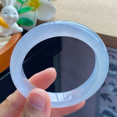 6.22批5445号55.6-12.8-8.6冰透果冻镯！水灵灵的光泽！