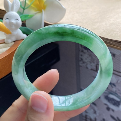 5.22批3814号55.7-13.2-8.6正圈深翠绿！浓郁饱满的翠色！