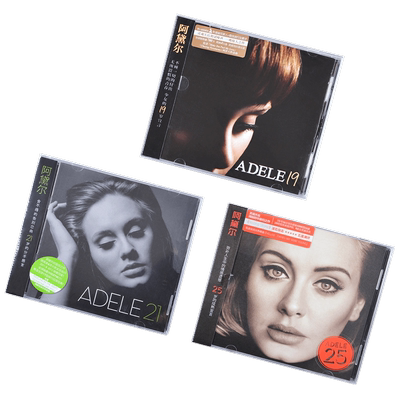 正版 阿黛尔3张专辑 Adele 19 21 25 3CD+5明信片
