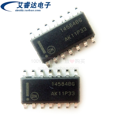 原装正品 MC14584BDR2G 14584BG 贴片SOIC-14 逻辑芯片 反相器