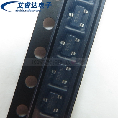 ON原装 FDV303N 丝印 303 SOT23 N沟道MOS管 680mA 25V