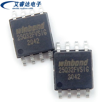 原装 W25Q32FVSSIG代替W25Q32BVSSIG SOP8-5.2MM 存储芯片FLASH
