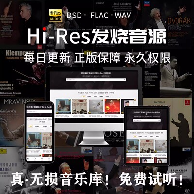 高解析无损音源发烧友推荐！