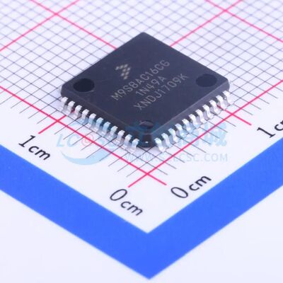 全新原装 MC9S08AC16CFGE LQFP-44(10x10) 单片机(MCU/MPU/SOC)