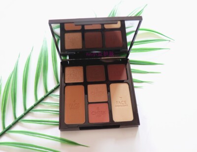 现货ct19圣诞CHARLOTTE TILBURY Gorgeous面部综合盘 stone rose