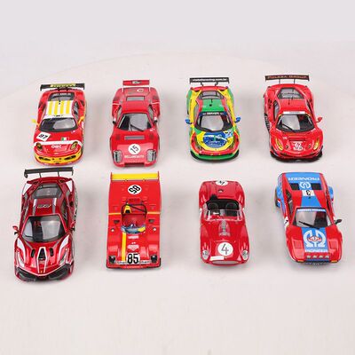 比美高1:43法拉利499p/F430/458/488/312P勒芒耐力赛车合金车模型