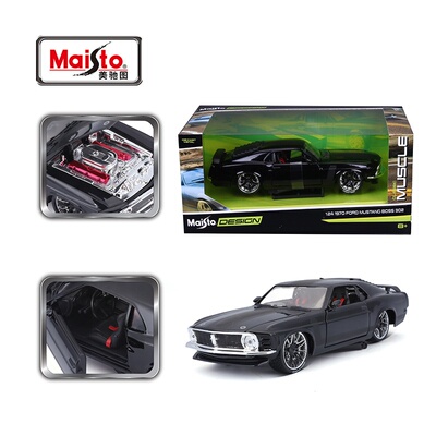 Maisto美驰图1:24福特雪佛兰改装车仿真合金车模汽车模型摆件玩具