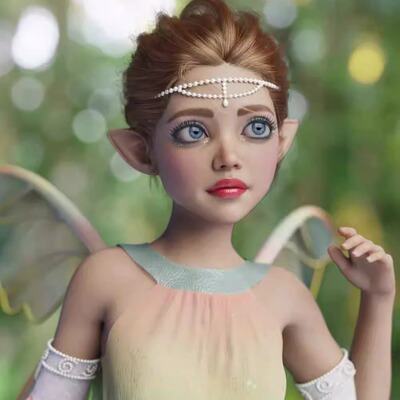 DAZ资源  Pippy Fay for Genesis 8.1 Female 卡通美女(仅体型)IM