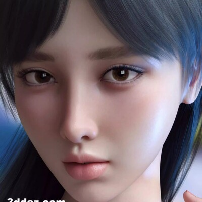 DAZ资源 Vo Beata HD for Genesis 9 亚洲萝莉美少女 (仅体型) IM