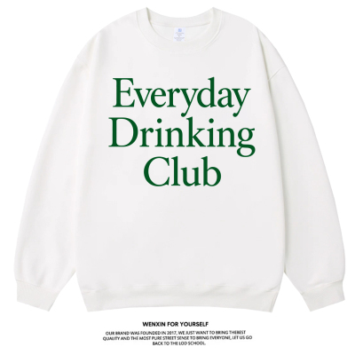 everydaydrinkingclub圆领卫衣