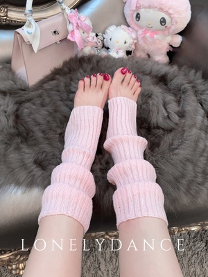 Lonelydance暖冬*针织腿套女雪地靴袜套秋冬辣妹JK小腿堆堆袜子
