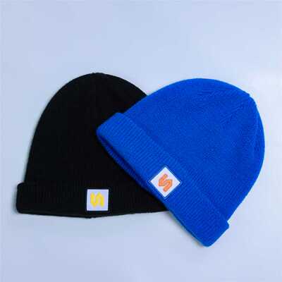 衍生品毛线帽两色字母NC原创