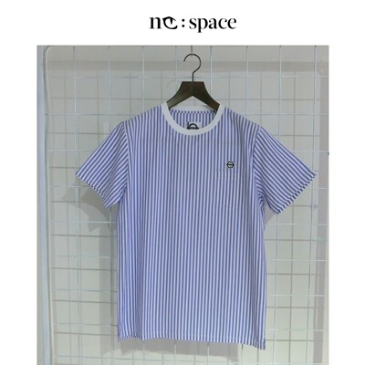 Roundel London SMRLAM60008 时尚休闲潮流百搭条纹圆领短袖T恤