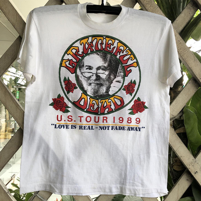 短袖oversize男女欧美乐队