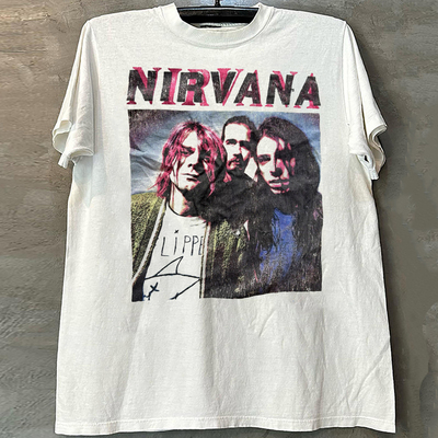 Nirvana涅槃乐队摇滚短袖T恤