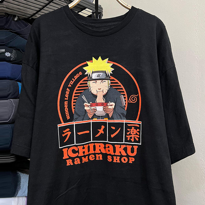 火影忍者动漫短袖T恤美式半袖棉