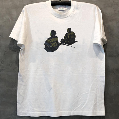 短袖T恤街头设计感男女小领口