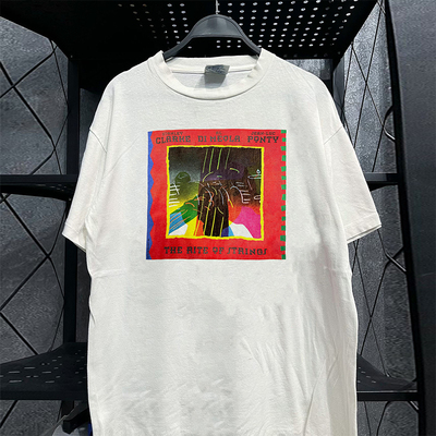 爵士乐潮牌印花美式纯棉短袖T恤