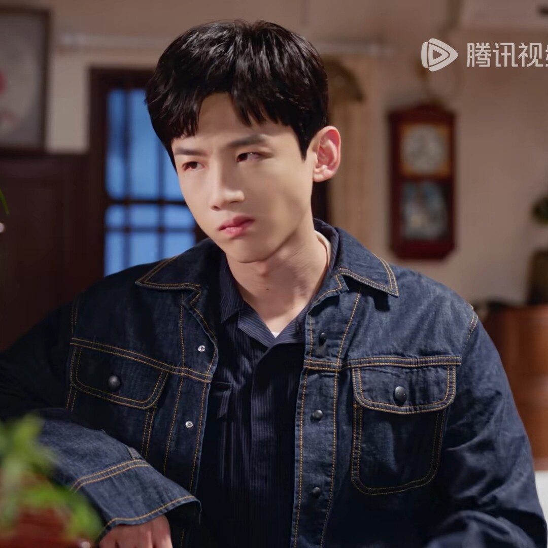 原版我的助理不简单白敬亭周业闻同款牛仔外套翻领夹克上衣男衣服