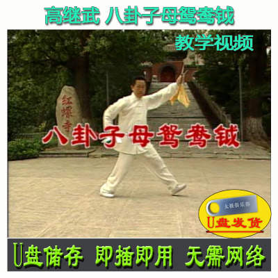 高继武 八卦子母鸳鸯钺 U盘视频 分解讲解教学武术
