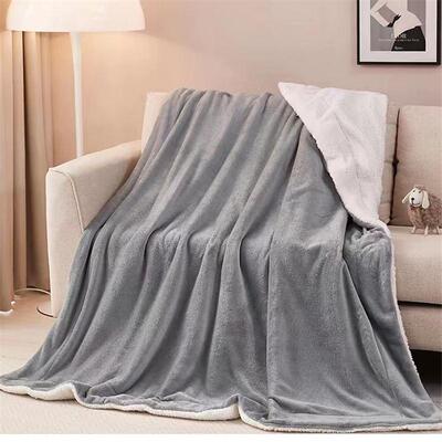 Lamb cashmere Luxury Blanket Throw warm soft Cozy Plush