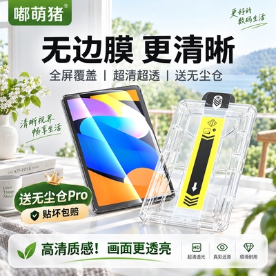 嘟萌猪适用联想小新平板钢化膜