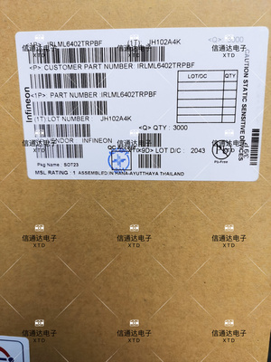 销售并回收IRLML6402TRPBF 封装SOT-23 贴片P沟道场效应MOS管