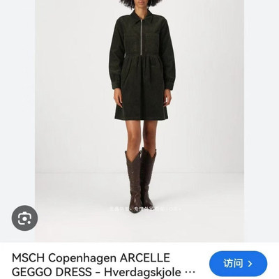 秋冬灯芯绒女士连衣裙连身裙