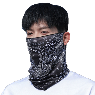 防晒面罩挂耳冰丝透气遮阳套装