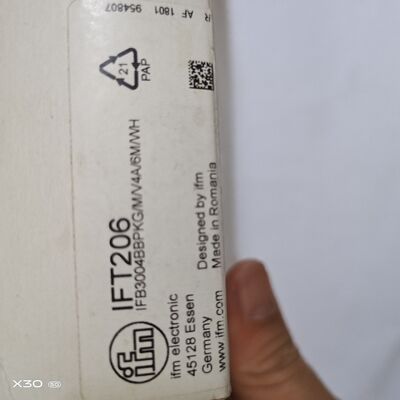【汇盈传感器】德国易福门IFM进口传感器接近开关IFT206实物拍摄