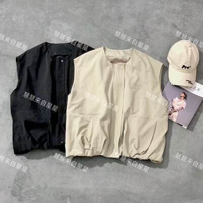 慧慧来自星星女装店  7086新款欧版经典百搭 光板圆领拉链马甲