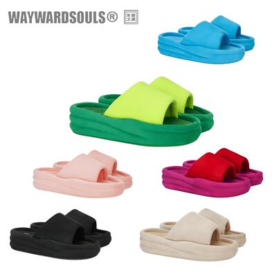 WAYWAYRDSOULS 街头潮流 软弹增高CONCH RESTFEEL SLIDE海螺拖鞋