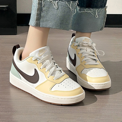 NIKE耐克大童鞋女鞋运动鞋COURT休闲鞋日常出行低帮板鞋HV1804-