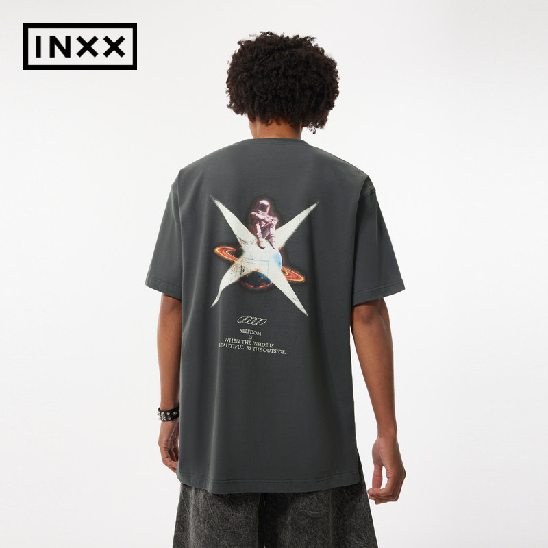 【INXX】 Standby X系列设计感印花短袖T恤男半袖_虎窝淘