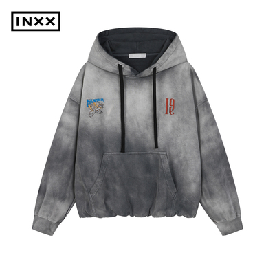 INXX洗水绣花连帽卫衣男女同款XSF3106075