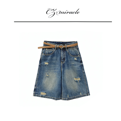 【加州假日】“土耳其进口有机棉”/破洞裤 JZ-4530C