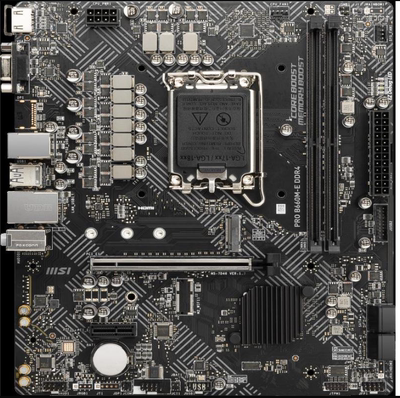 微星B660M-EDDR4支持12代cpu