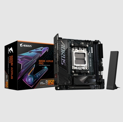 技嘉b850i aorus pro主板am5支持7800x3d 9700x 9950xcpu处理器