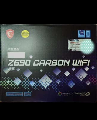 微星Z690CARBONWIF12代cpu